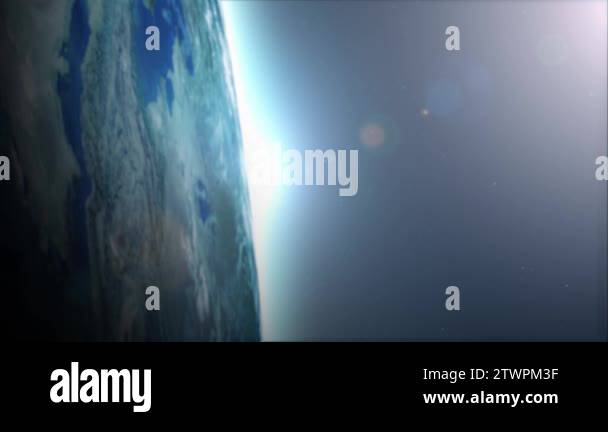 HD Earth Planet Surface/ Animation of a realistic earth planet surface ...