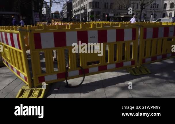 Roadworks fence Stock Videos & Footage - HD and 4K Video Clips - Alamy