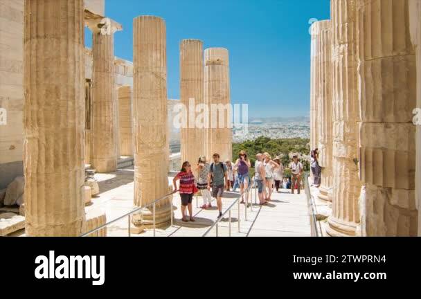 Tall ancient greek columns Stock Videos & Footage - HD and 4K Video ...