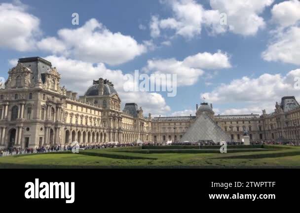 PARIS,FRANCE-30 APRIL,2019:Most famous French landmark - Louvre Museum ...