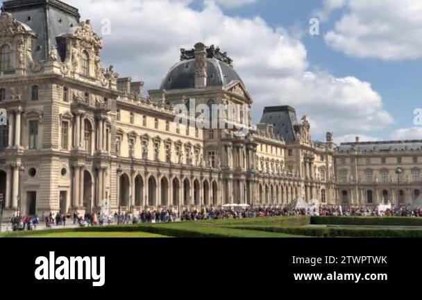 PARIS,FRANCE-30 APRIL,2019:Most famous French landmark - Louvre Museum ...