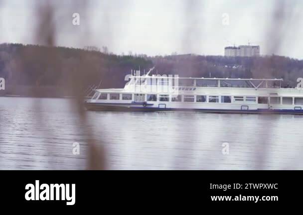 Passengers passenger river ferries ferry boat Stock Videos & Footage ...
