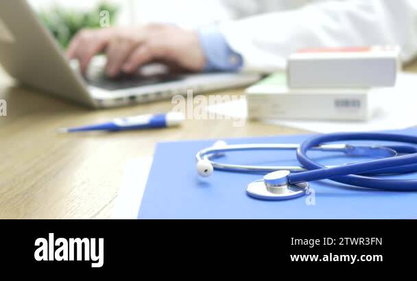 Medication folder on desktop Stock Videos & Footage - HD and 4K Video ...