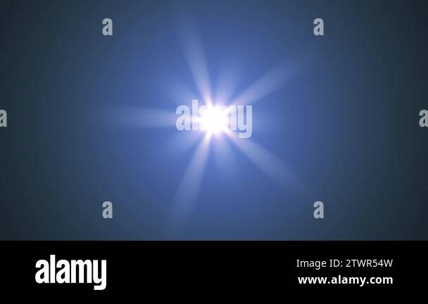 central star shine rotating optical lens flares shiny bokeh seamless ...