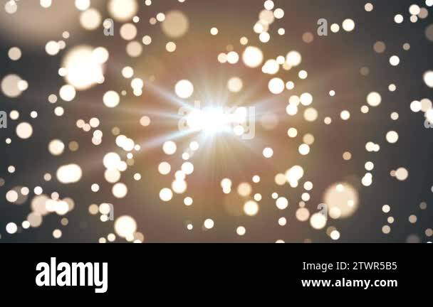 abstract soft moving blinking circle background with star shine ...