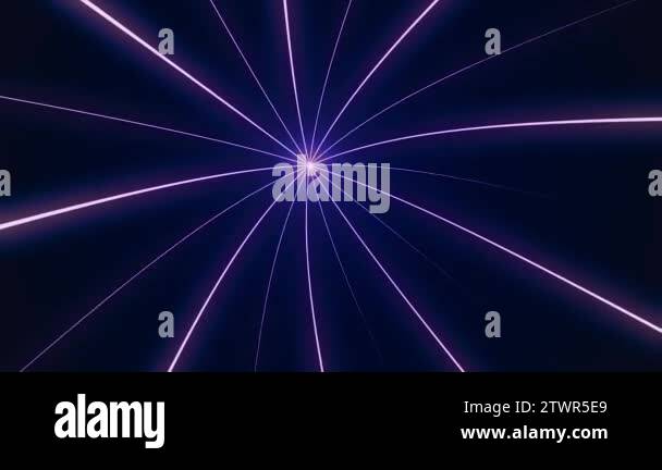 Animating light rays from a point. Abstract animated background of ...