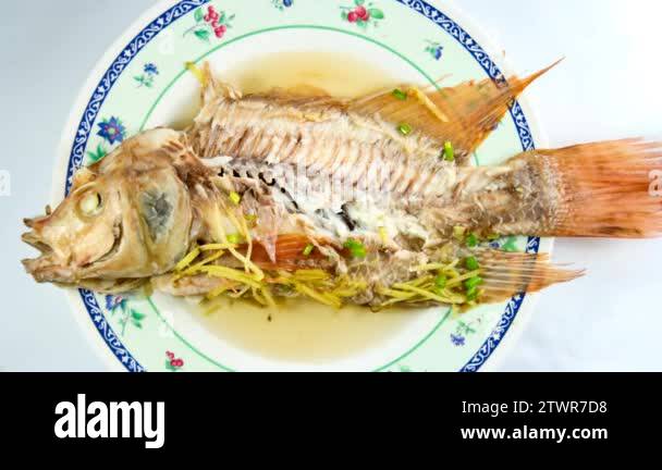Healthy eating steamed fish Stock Videos & Footage - HD and 4K Video ...
