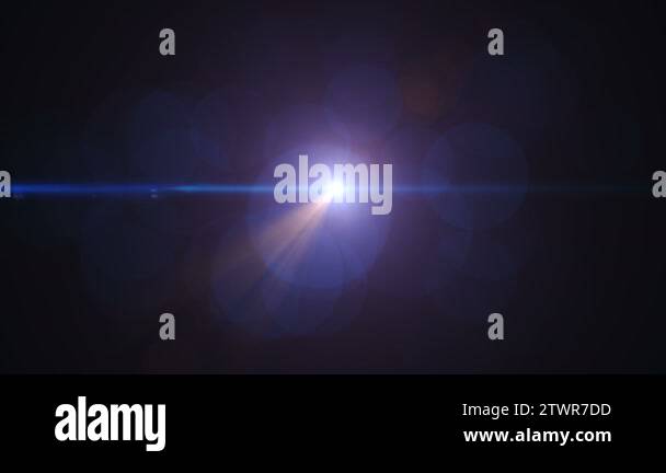 anamorphic lens flare 3840x2160 4K, lights background Stock Video ...