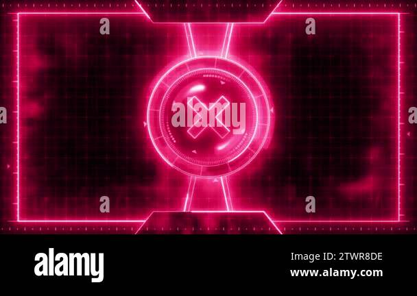 Futuristic sports game loop animation. Versus fight background. Radar ...