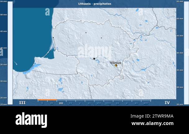 Lithuania political map capital vilnius Stock Videos & Footage - HD and ...