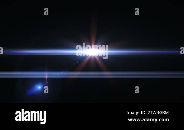 anamorphic lens flare 3840x2160 4K, lights background Stock Video ...