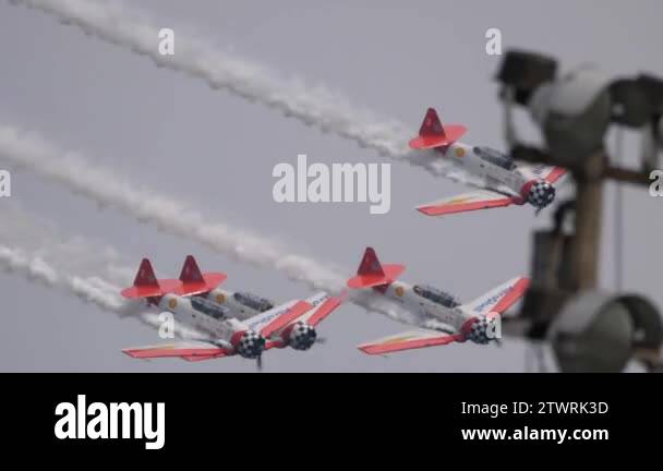 Aeroshell aerobatic team plane Stock Videos & Footage - HD and 4K Video ...