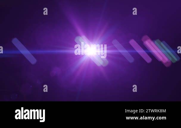 anamorphic lens flare 3840x2160 4K, lights background Stock Video ...