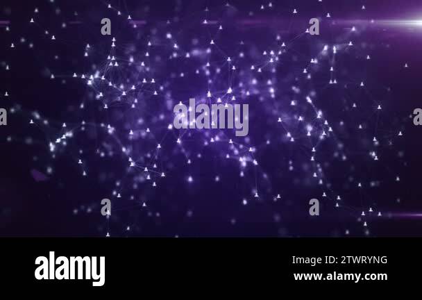 Connecting People On The Internet Nodes Transforming Into The Shape Of A World Map Social