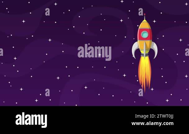 Animated Rocket Launch Stock Video Footage - Alamy