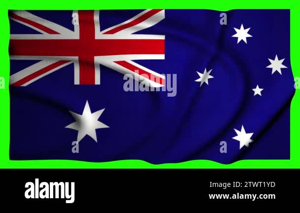 australia Animation Flag Animation Green Screen Animation australia ...