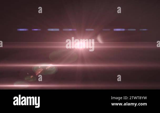 anamorphic lens flare 3840x2160 4K, lights background Stock Video ...