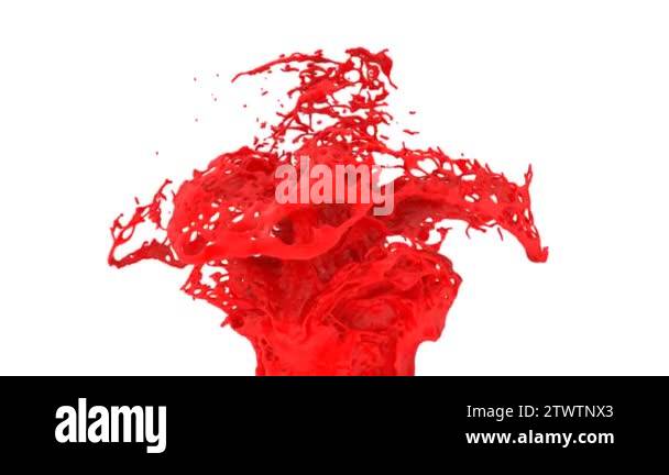 Red color splash Stock Videos & Footage - HD and 4K Video Clips - Alamy