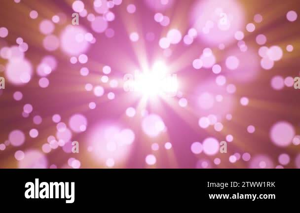 abstract soft moving blinking circle background with star shine ...