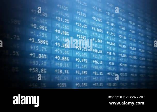 Stock Market And Exchange Background Loop/ 4k animation of a business ...