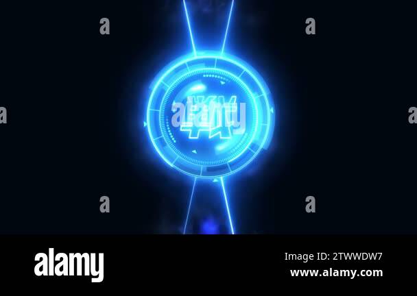 Futuristic sports game loop animation. Versus battle fight background ...