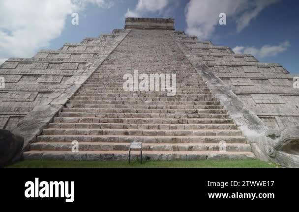 Chichen Itza,Maya pyramid. Historical ruins of ancient civilization of ...