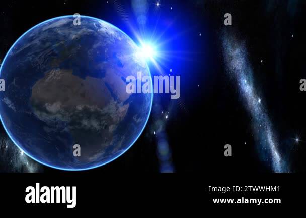 3d Earth Zoom Animation 28 Stock Video Footage - Alamy