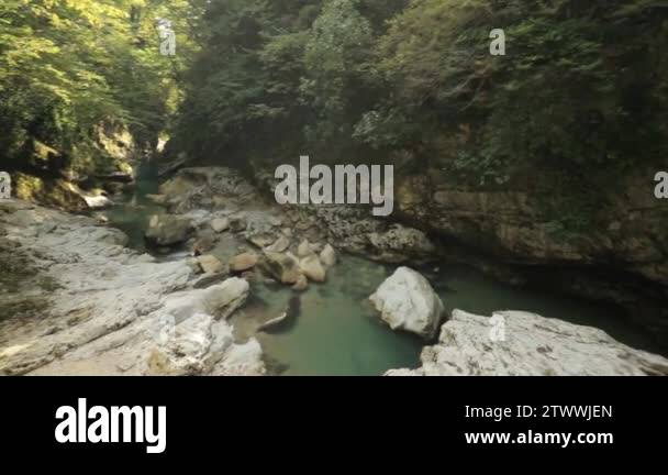 Martvili Canyon, Georgia. Landscape Abasha River. Natural Monument Is ...
