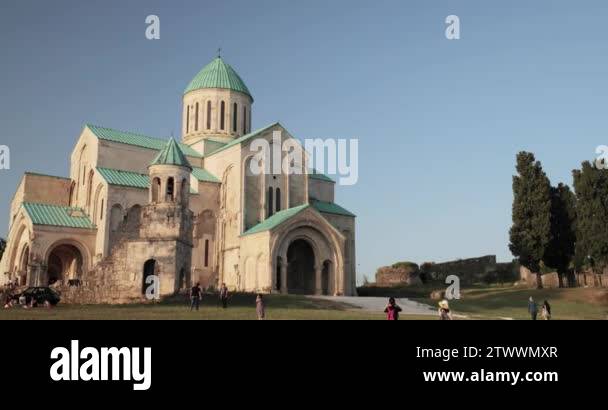 Kutaisi, Georgia - September 11, 2017: Old Walls Of Bagrati Cathedral ...