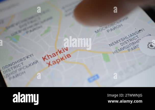 Kharkiv map Stock Videos & Footage - HD and 4K Video Clips - Alamy