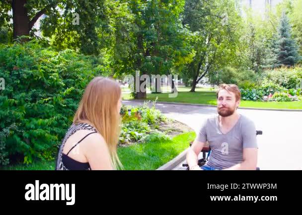 Portrait happy young disable man Stock Videos & Footage - HD and 4K ...