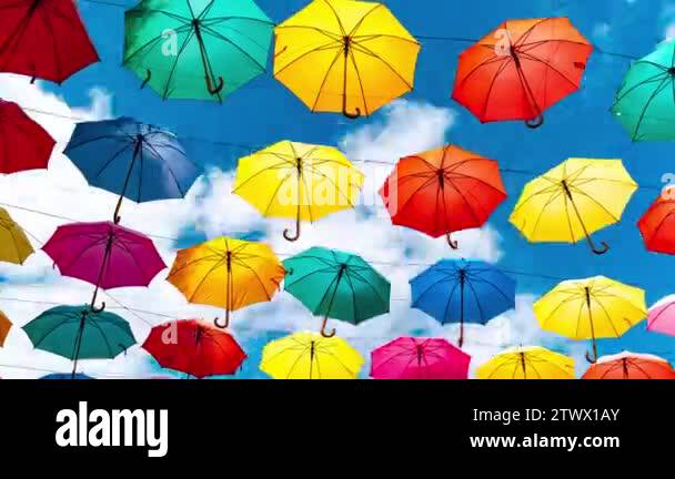 Colored parasols Stock Videos & Footage - HD and 4K Video Clips - Alamy