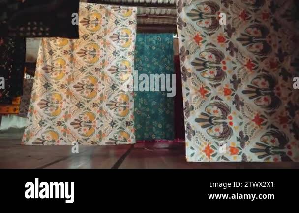 Java batik fabric Stock Videos & Footage - HD and 4K Video Clips - Alamy