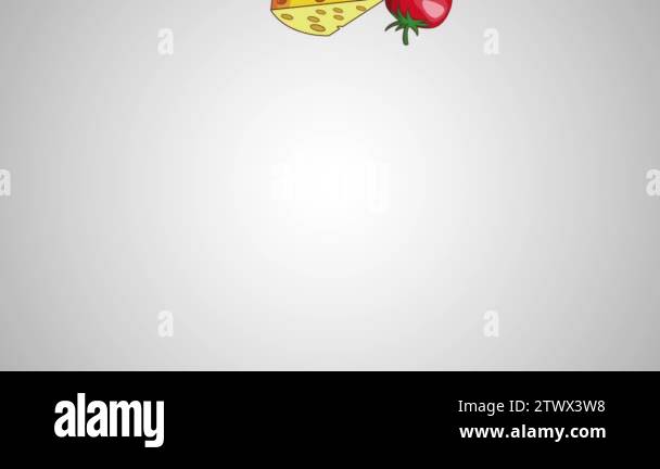 Natural food background HD animation Stock Video Footage - Alamy