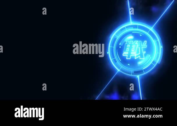 Futuristic sports game loop animation. Versus battle fight background ...