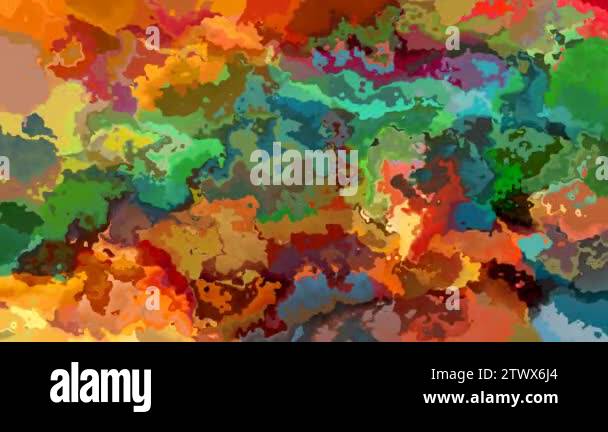 abstract animated stained background seamless loop video - watercolor ...