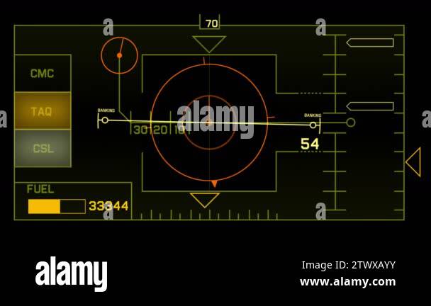 4k Radar GPS signal tech screen display,future science sci-fi data ...