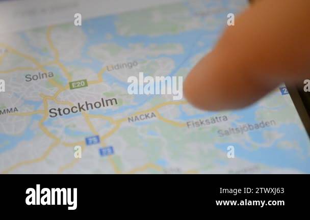 Stockholm map Stock Videos & Footage - HD and 4K Video Clips - Alamy
