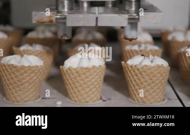 Ice cream production machine Stock Videos & Footage - HD and 4K Video ...