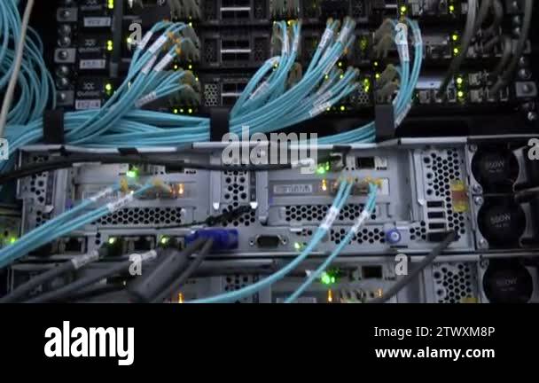 Fiber Optical connector interface. Rack Mounted Servers In A Server ...