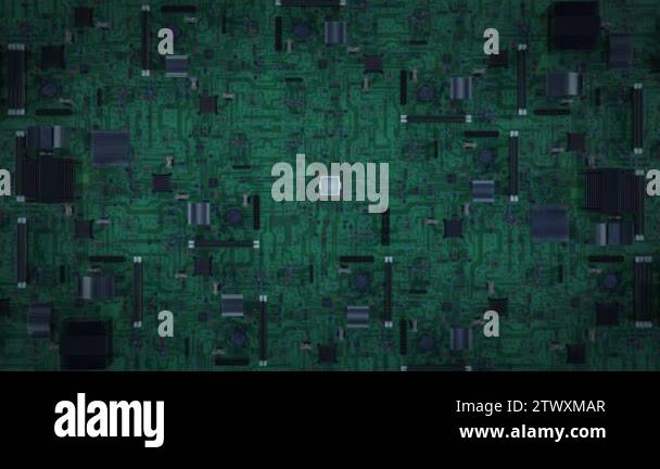 Moving to the Great Circuit Board with the Main Processor in the Center ...