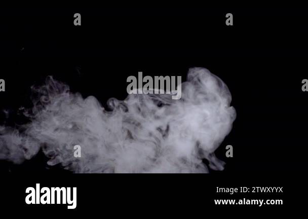 Realistic smoke, fog, cloud isolated on black background, screen mode ...