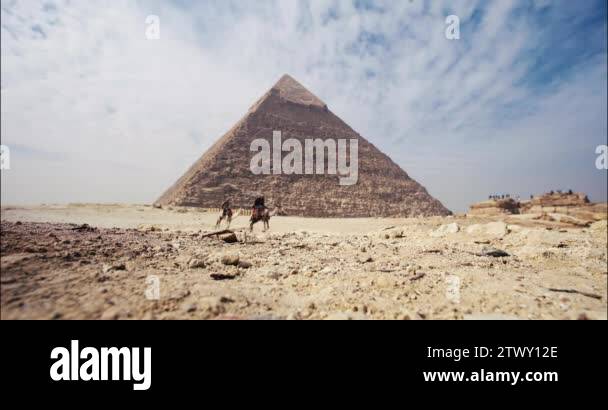Egyptian Pyramids with Time Lapse and close-up Stock Video Footage - Alamy