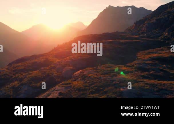 Couple mountain hiking in the alps Stock Videos & Footage - HD and 4K ...