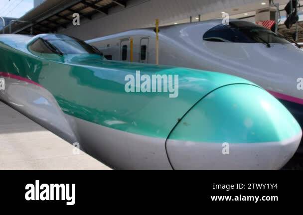 Shinkansen Bullet Train in Japan. The Shinkansen is a network of high ...