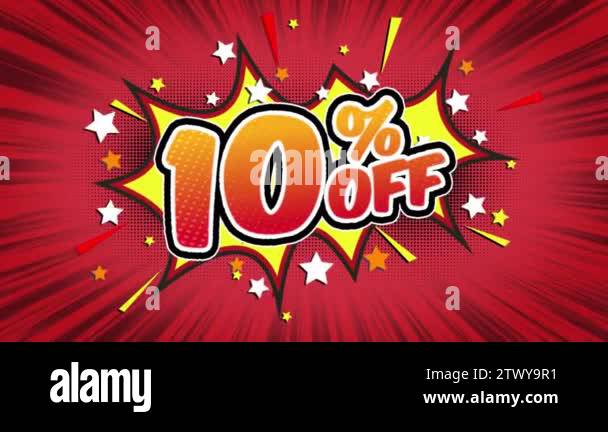10% off Word Retro Cartoon Comic Bubbles Popup Style Expressions ...