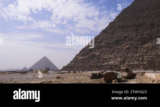 Egyptian Pyramids with Time Lapse and close-up Stock Video Footage - Alamy