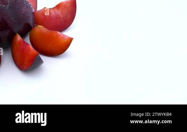 Quarter frame. Macro shooting of one whole and few small parts of big ...