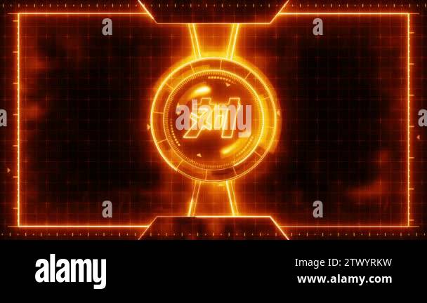 Futuristic sports game loop animation. Versus battle fight background ...