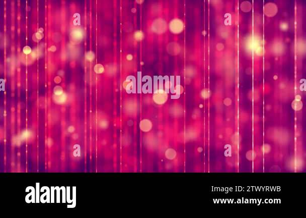 Pink line Abstract blinking glowing Glittering bokeh Backdrop Particles ...